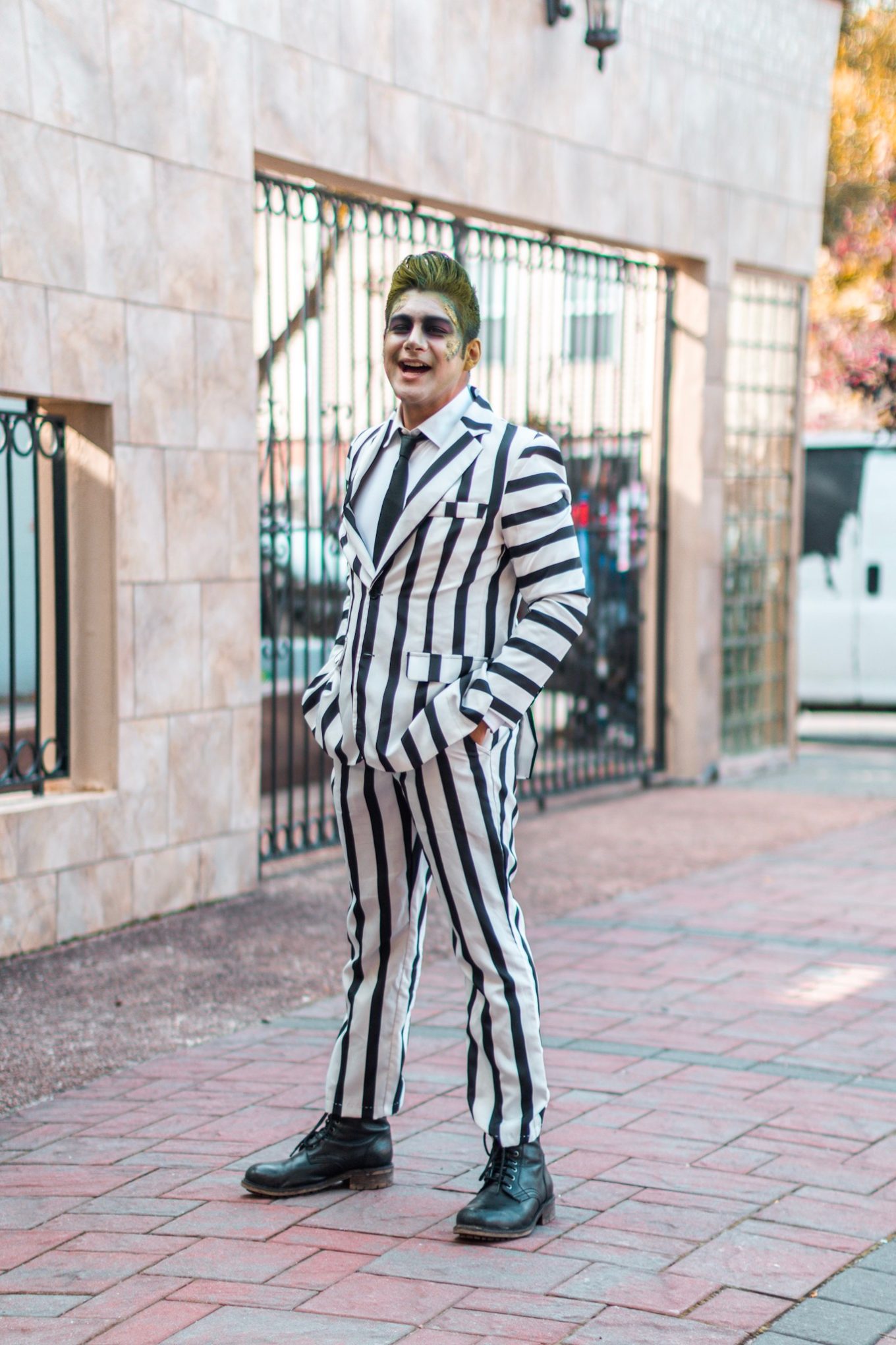 Iconic Beetlejuice Costume: A How-to Guide for Halloween - Dandy In The ...