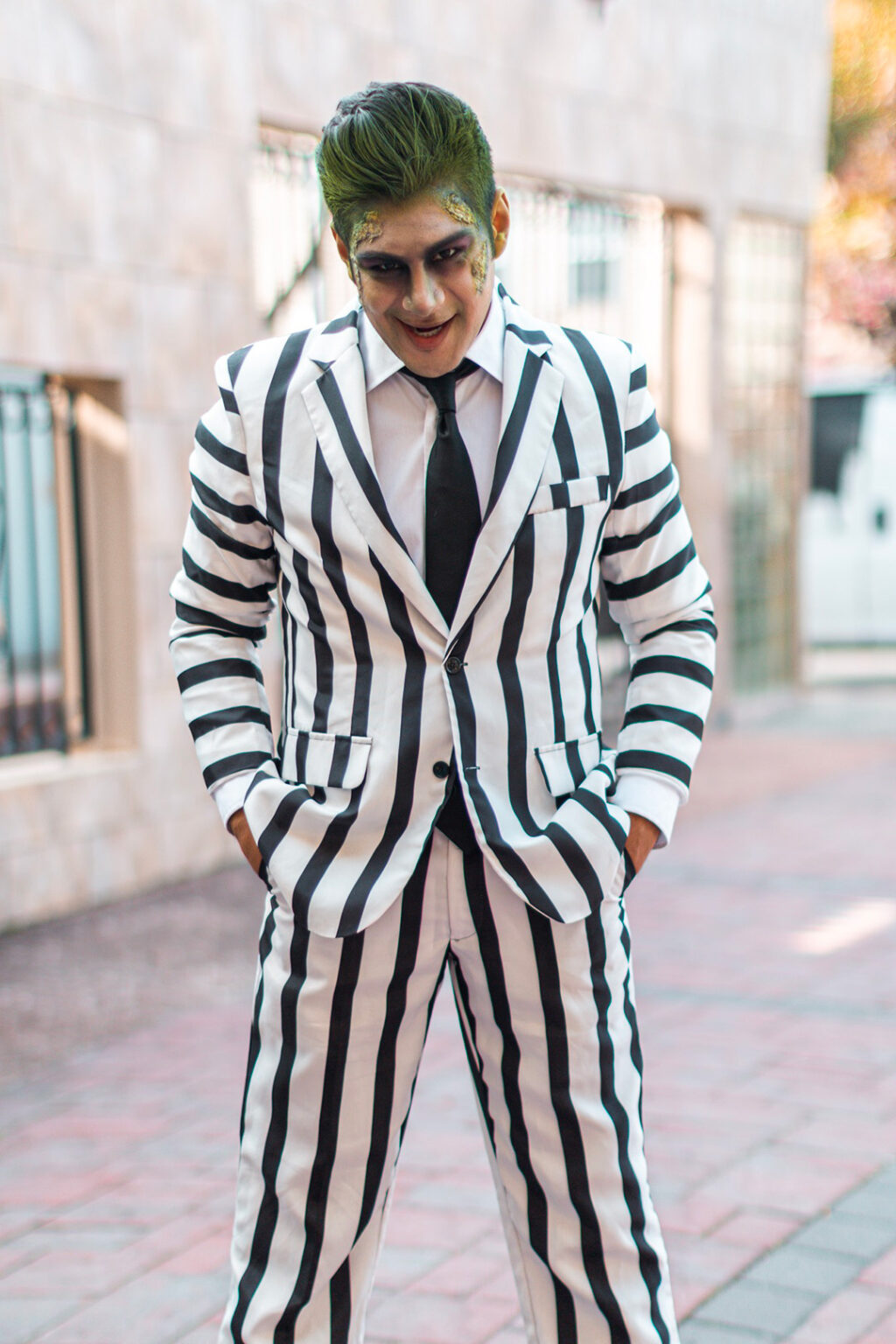 Iconic Beetlejuice Costume: A How-to Guide for Halloween - Dandy In The ...