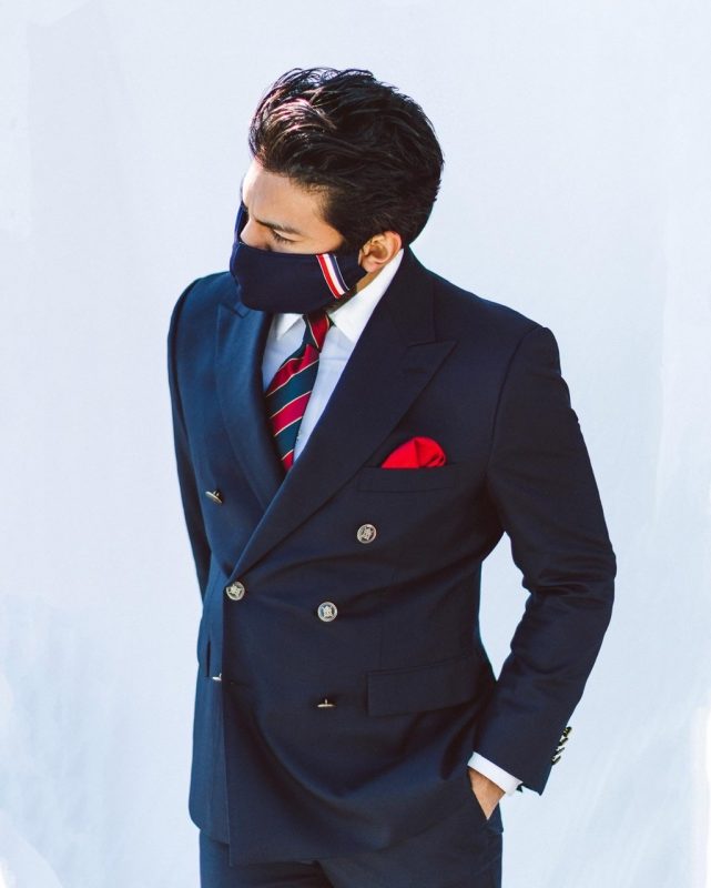 WEARING A FACE MASK WITH A SUIT - Dandy In The Bronx